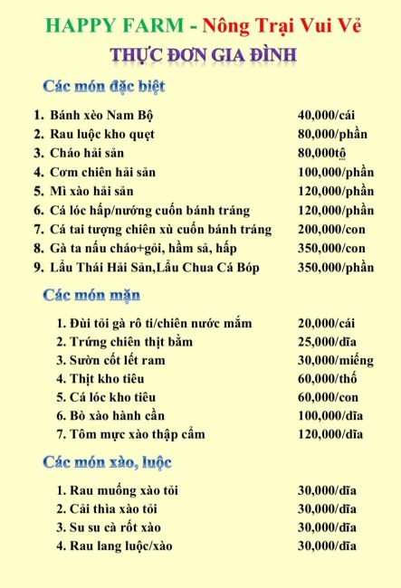 Tìm hiểu về " Nông Trại Vui Vẻ " - Happy Farm - Phong Cách Việt Travel